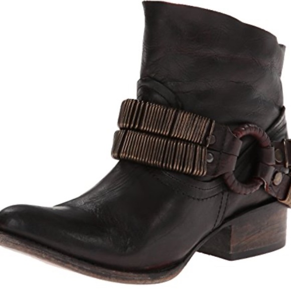 Freebird by Steven | Shoes | Freebird Eve Harness Boot Bootie With Metal Buckles 7 | Poshmark